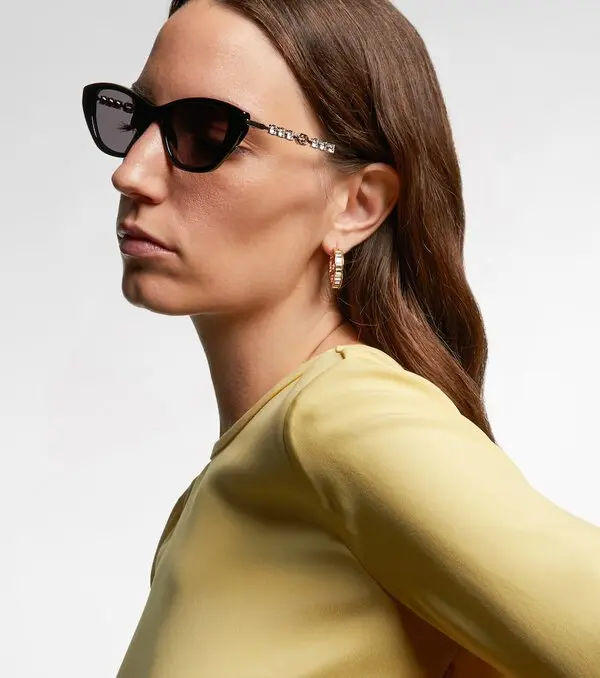 Gucci Interlocking G Cat-eye Sunglasses