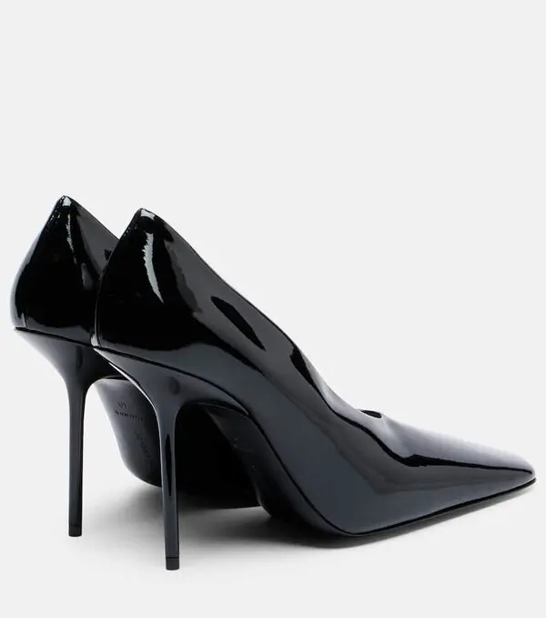 Victoria Beckham 100 Patent Leather Pumps - Black