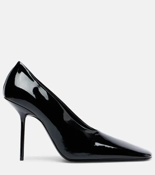Victoria Beckham 100 Patent Leather Pumps - Black