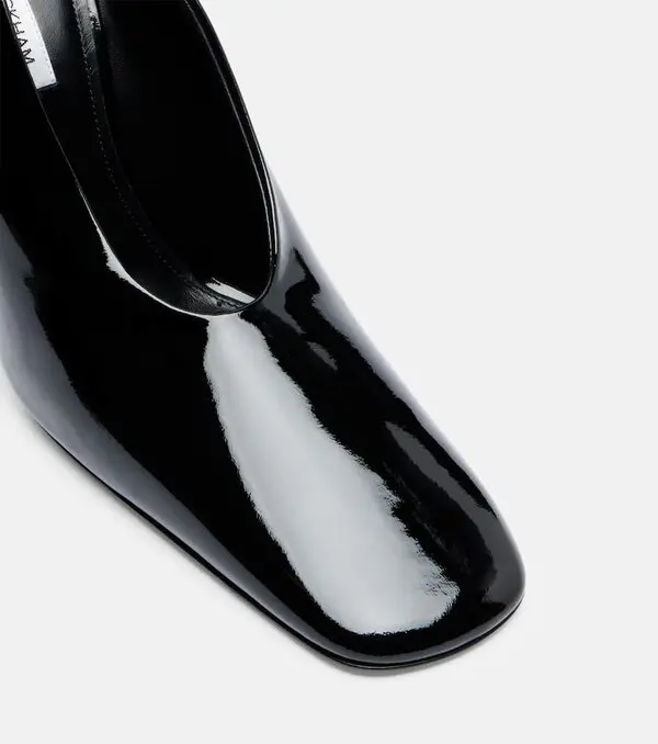 Victoria Beckham 100 Patent Leather Pumps - Black