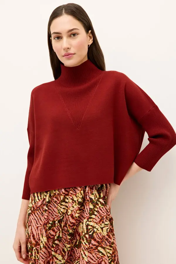 MARIE OLIVER Claudie Popover - Brick