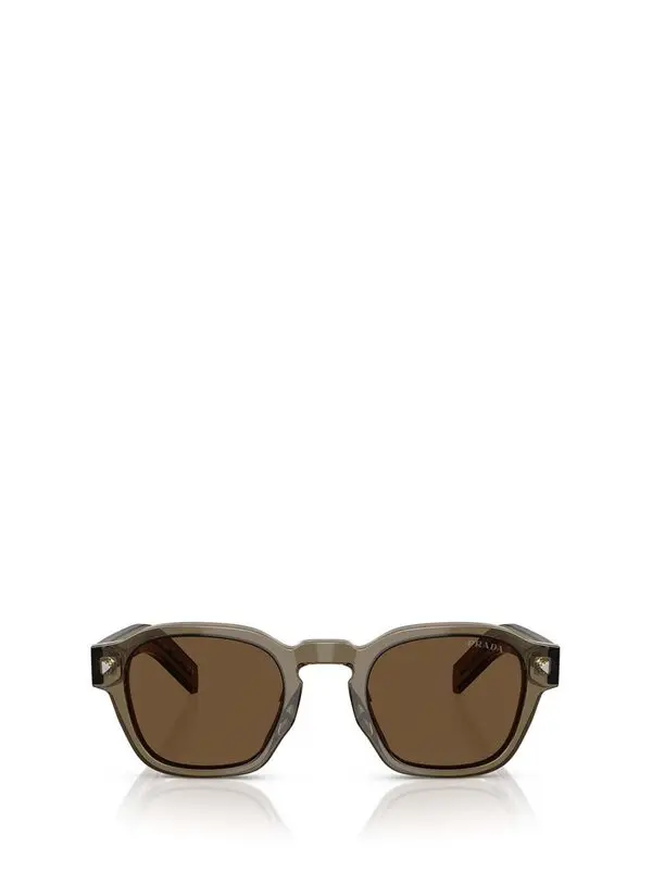 Prada Rectangular Sunglasses - Transparent Terra