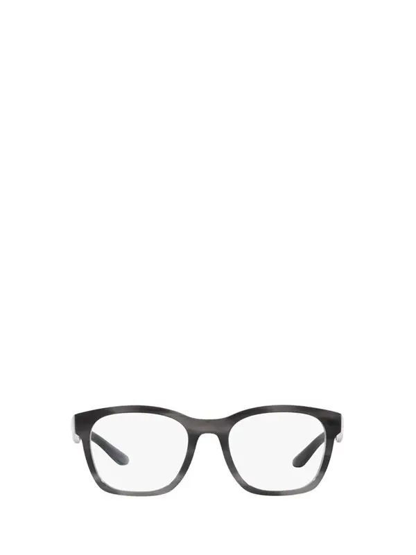 Giorgio Armani Square Eyeglasses - Striped Grey