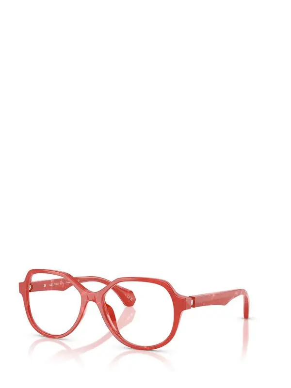 ALAIN MIKLI Rounded Eyeglasses - Rouge Nacree