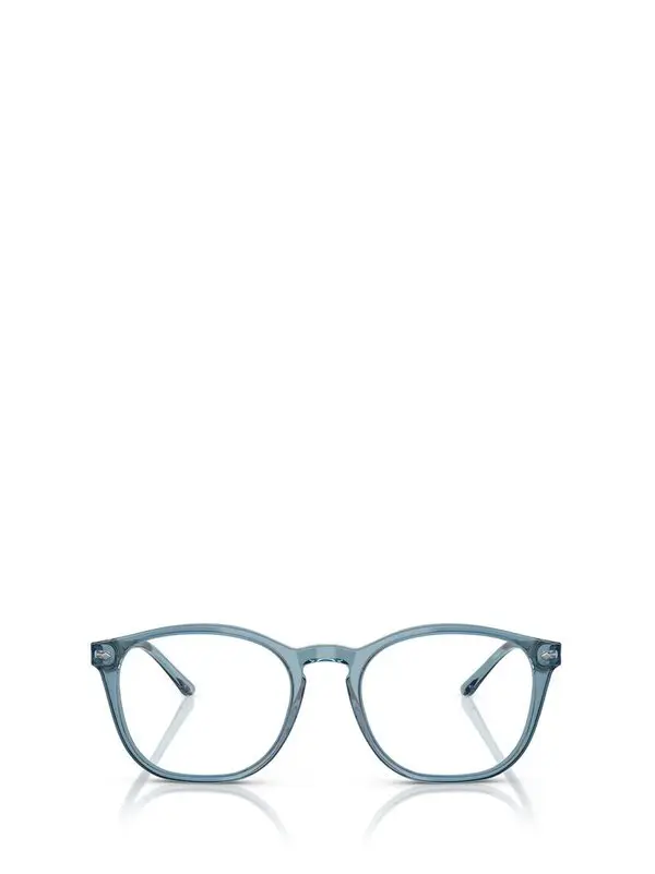 Giorgio Armani Rounded Eyeglasses - Transparent Blue