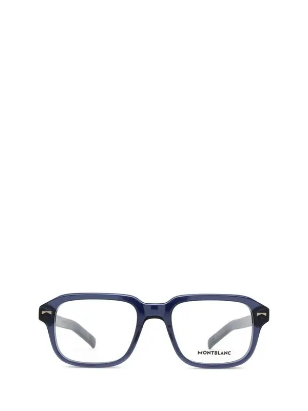 Montblanc Rectangular Eyeglasses - Blue