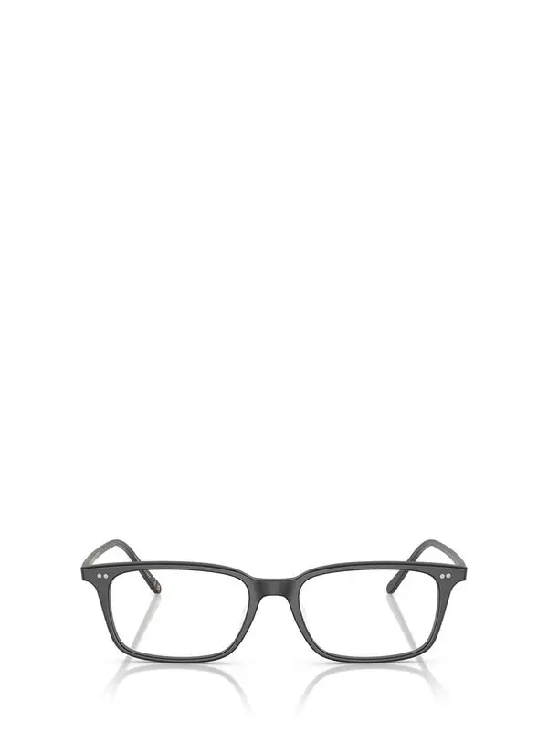 Oliver Spencer Rectangular Eyeglasses - Semi Matte Black