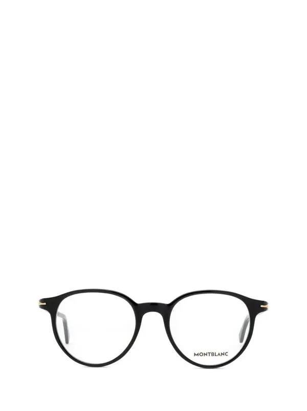 Montblanc Rounded Eyeglasses - Black