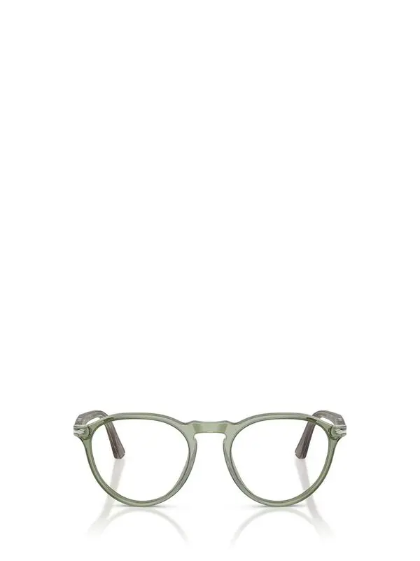 Persol Rounded Eyeglasses - Transparent Green