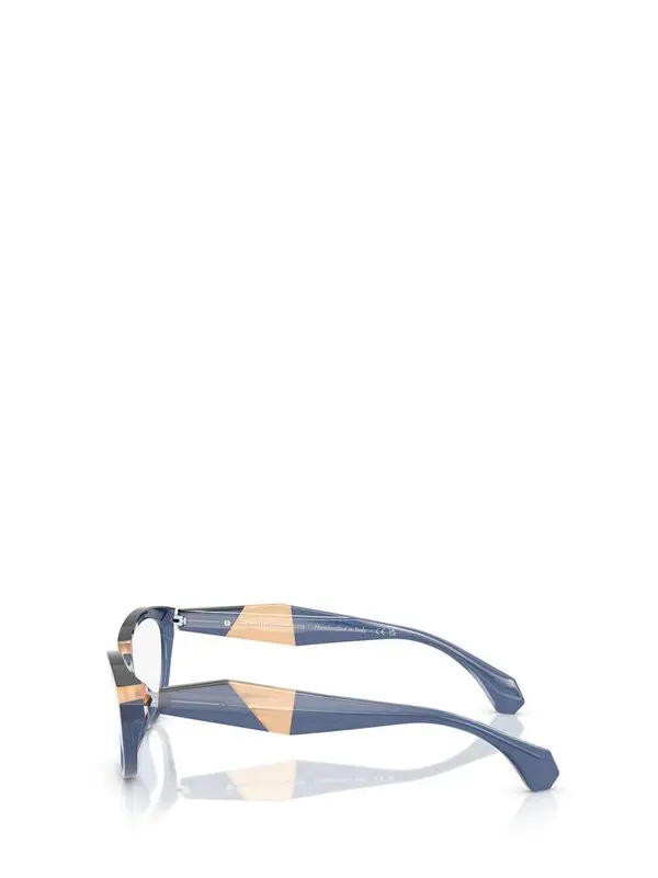ALAIN MIKLI Cat-eye Eyeglasses - Opal Blue / Sand / Black