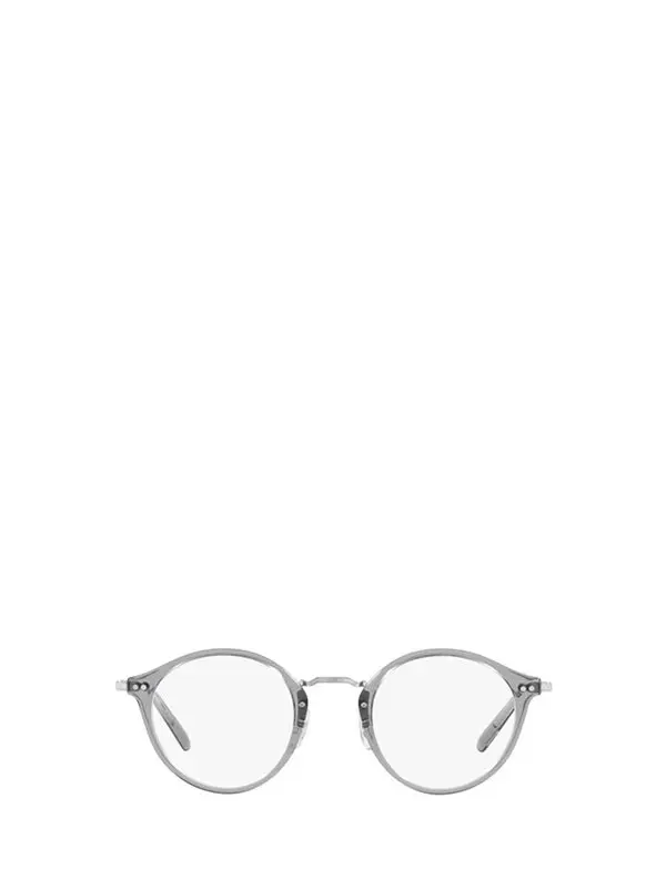 Oliver Spencer Eyeglasses Round Frame - Workman Grey / Silver
