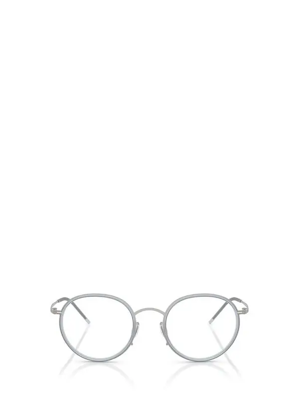 Giorgio Armani Round Eyeglasses - Silver