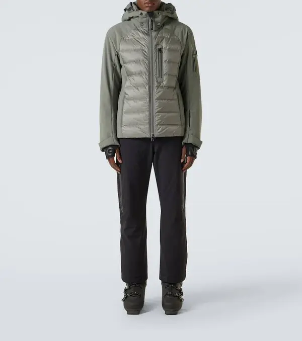Bogner Zoran-d Down-paneled Ski Jacket - Green