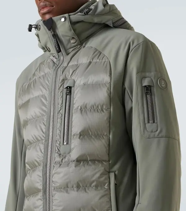 Bogner Zoran-d Down-paneled Ski Jacket - Green