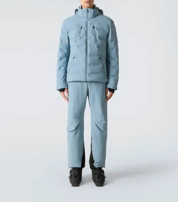 Aztech Mountain Nuke Hooded Down Ski Jacket - Blue