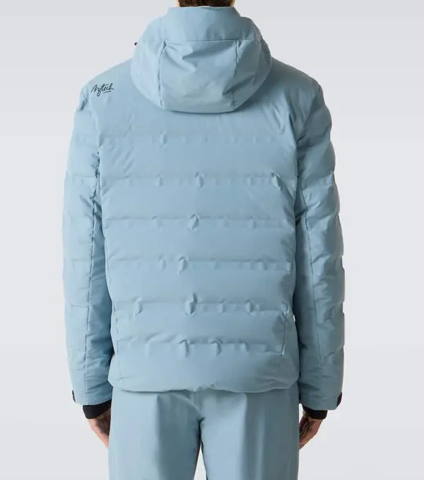 Aztech Mountain Nuke Hooded Down Ski Jacket - Blue