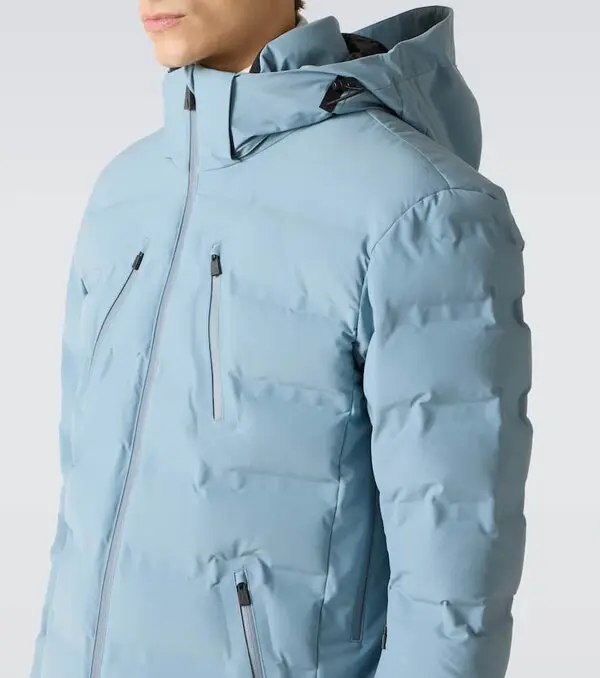 Aztech Mountain Nuke Hooded Down Ski Jacket - Blue