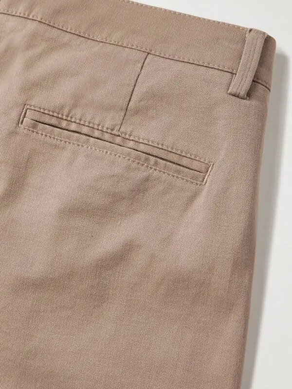 Massimo Alba Stan Tapered Pleated Trousers - Neutrals