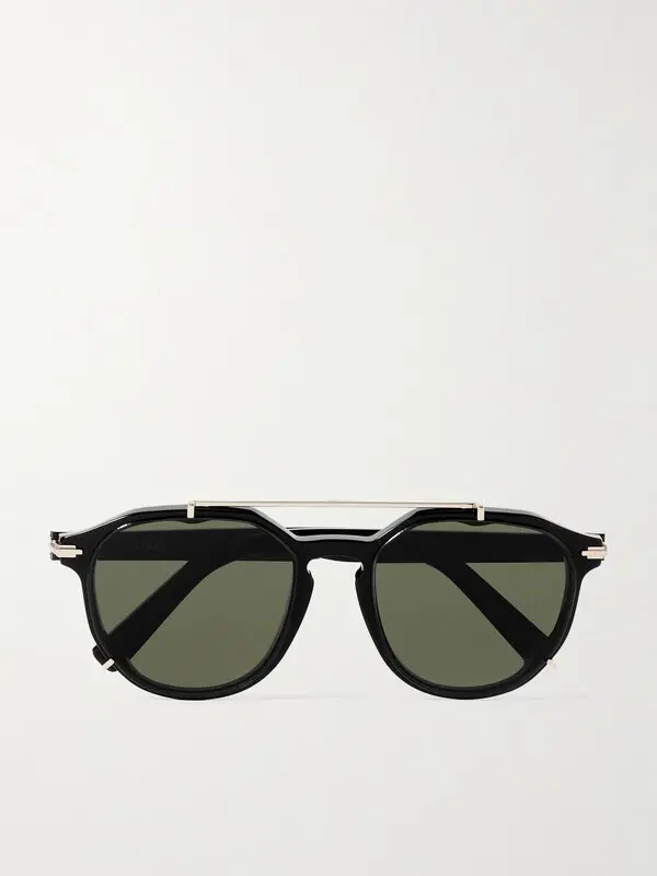 Dior Diorblacksuit Ri Aviator-style Sunglasses - Black