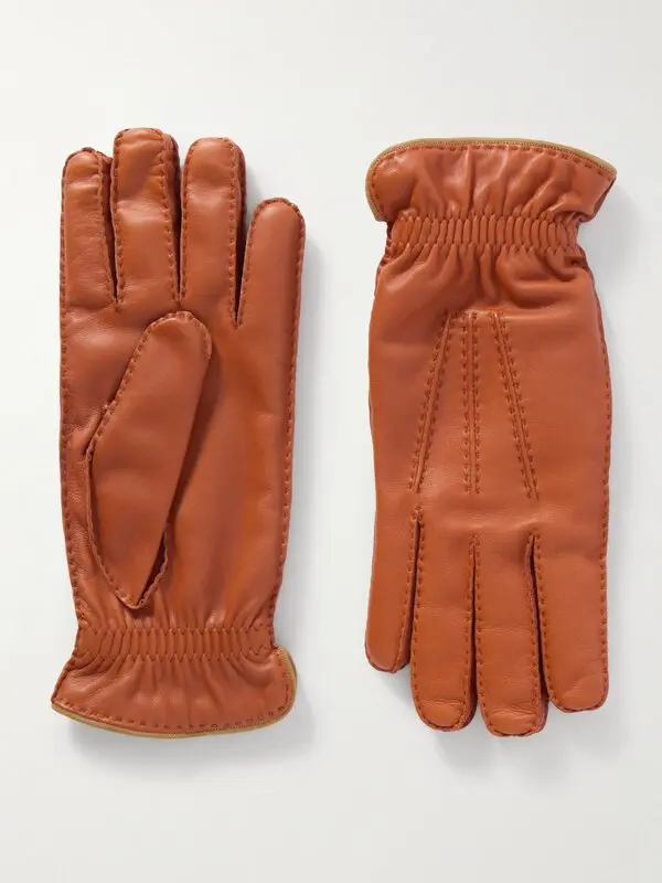 Brunello Cucinelli Leather Gloves - Brown