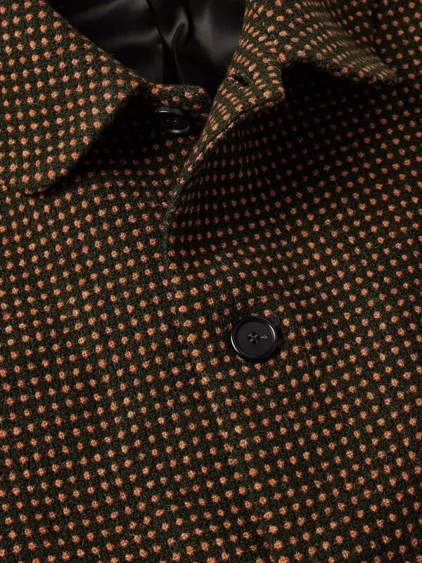 BODE Hedgerow Wool-tweed Coat - Brown