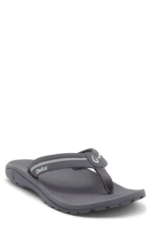 Olukai Ohana Plua Flip Flop - Tradewind Grey/seagreen
