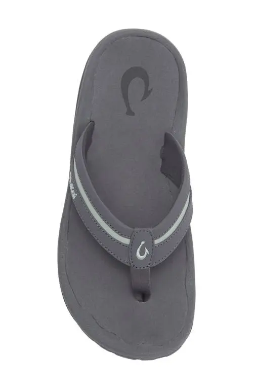 Olukai Ohana Plua Flip Flop - Tradewind Grey/seagreen