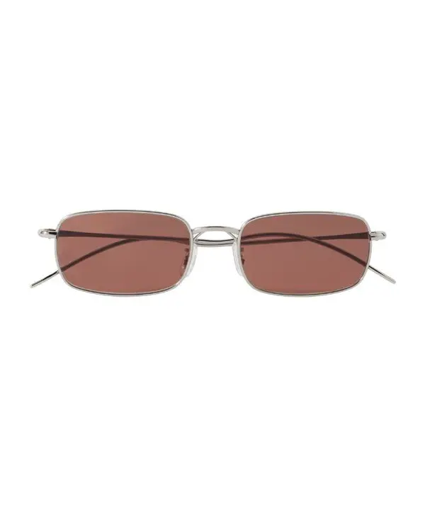 Oliver Spencer Rectangle Frame Sunglasses - Silver