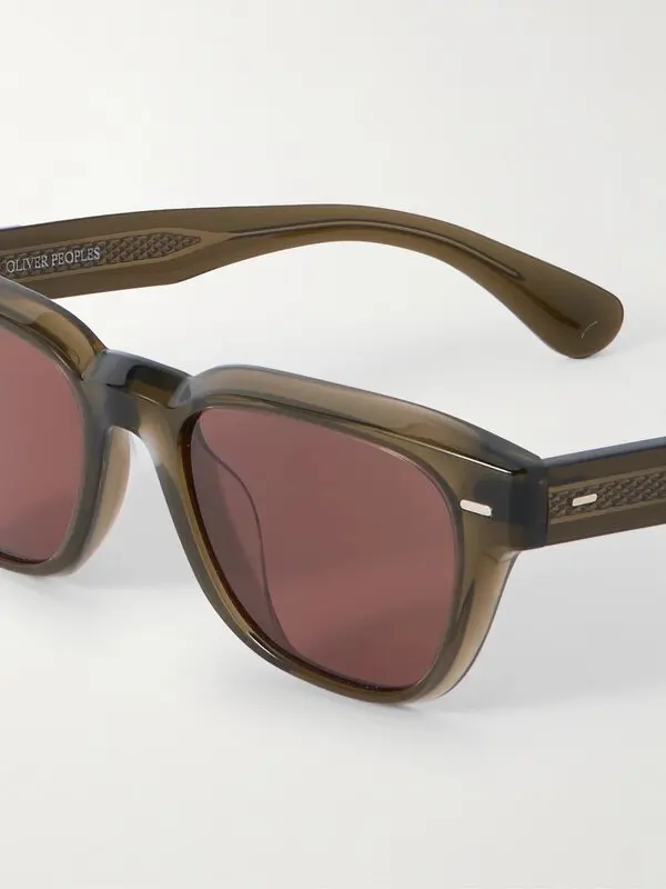 Oliver Spencer Rueny D-frame Sunglasses - Brown