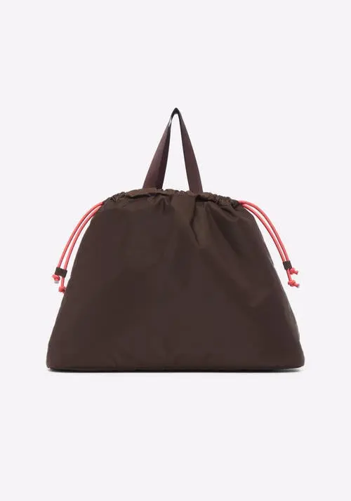 PELOTON Cinch Sack Crossbody Bag - Cocoa