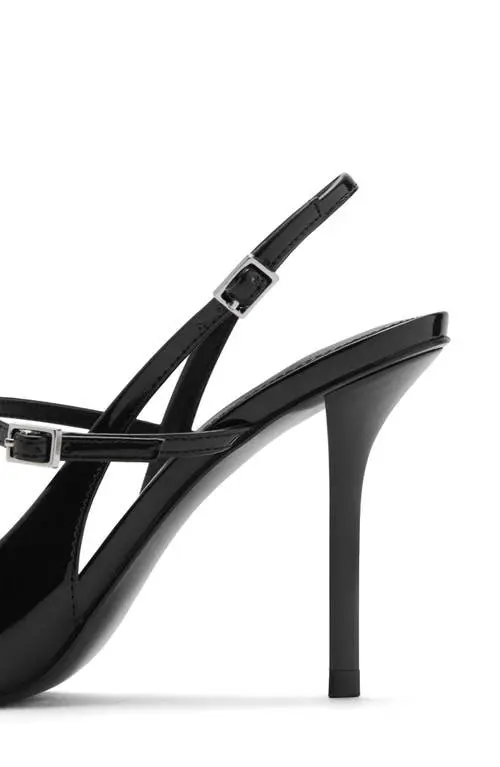 Mango Pointed Toe Slingback Pumps