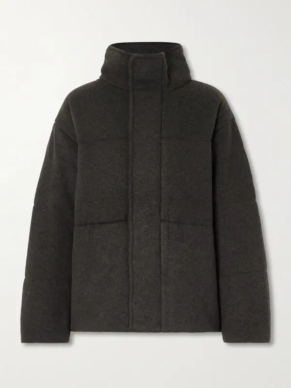 Le Kasha Dillon Padded Organic Cashmere Jacket