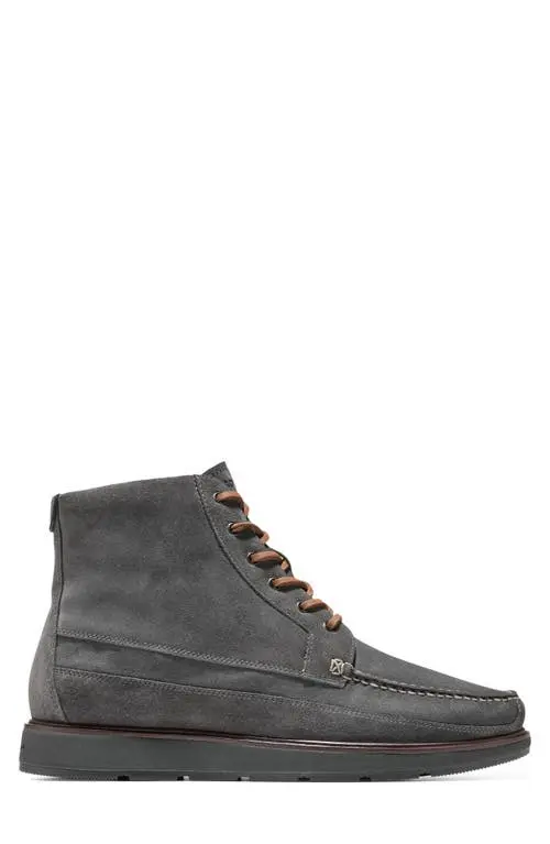 Cole Haan Muir Waterproof Moc Toe Boots - Raven Sde Raven Wp