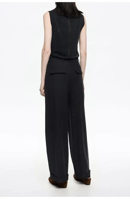 Bimba Y Lola Flared Trousers - Black