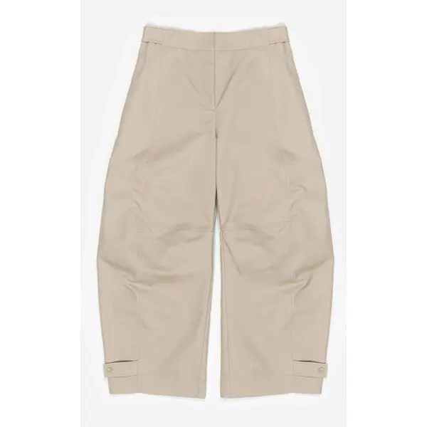 Bimba Y Lola Adjustable Barrel Leg Trousers - Stone