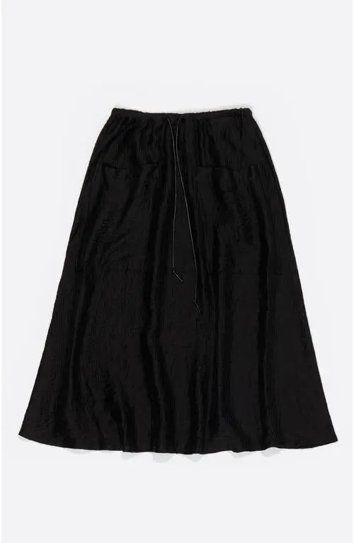 Bimba Y Lola Midi Skirt With Patch Pockets