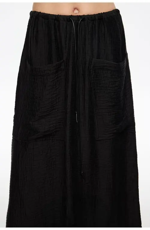 Bimba Y Lola Midi Skirt With Patch Pockets