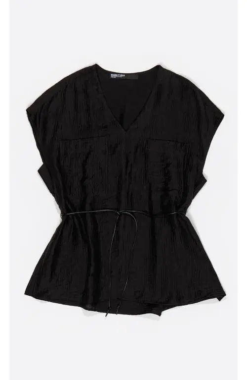 Bimba Y Lola Tied V-neck Top