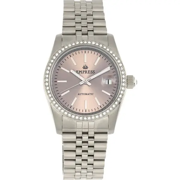 EMPRESS Constance Automatic Bracelet Watch With Date - Grey