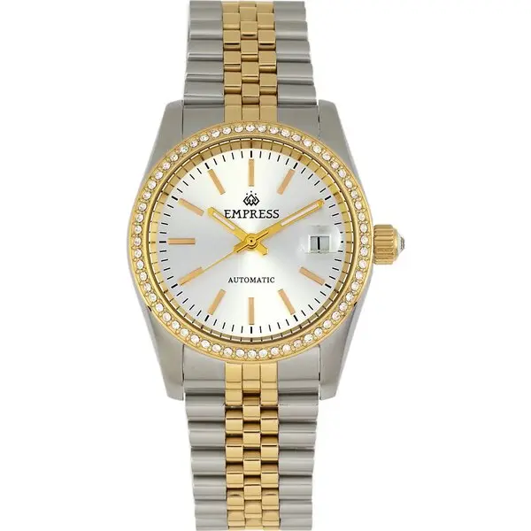 EMPRESS Constance Automatic Bracelet Watch With Date - Metallic Gold
