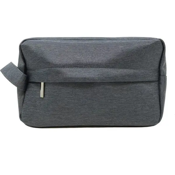 YOUZEY Canvas Toiletry Bag - Grey