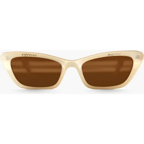 INDY Blasè Cat-eye Polarized Sunglasses - Brown