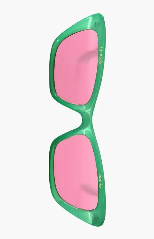 INDY Blasè Cat-eye Polarized Sunglasses - Green