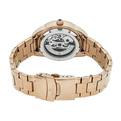 EMPRESS Godiva Automatic Mop Dial Bracelet Watch - Rose Gold