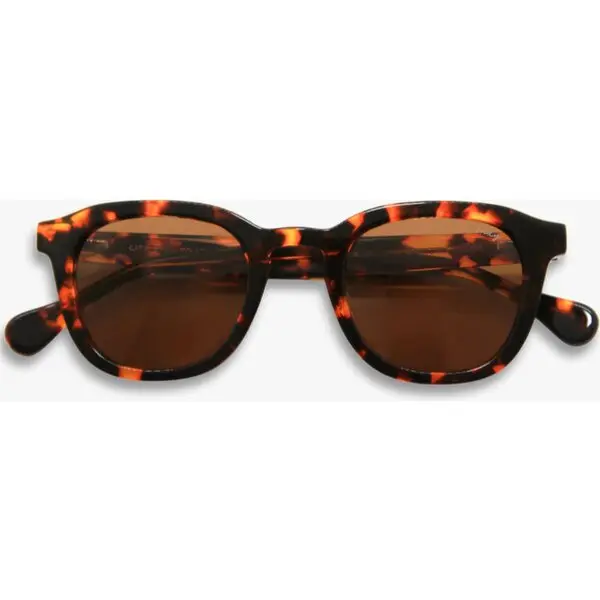 INDY Jb Round Polarized Sunglasses - Tortoise Shell