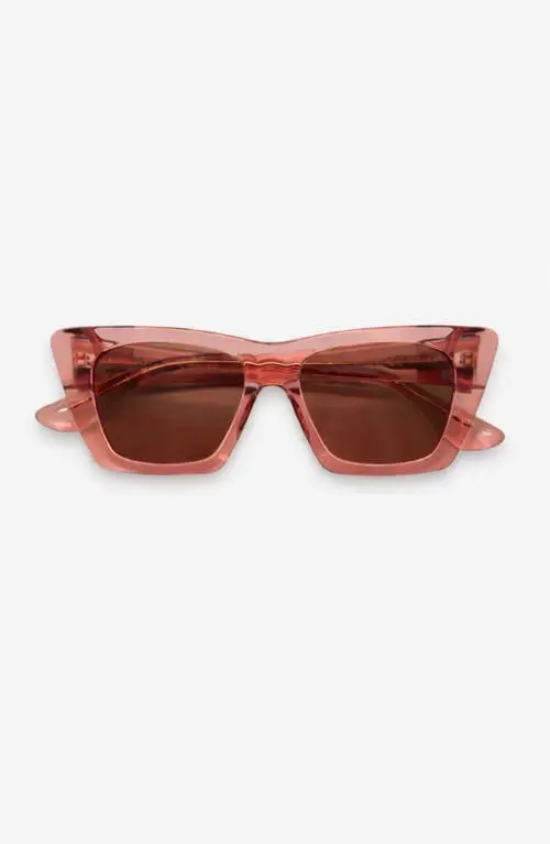 INDY Uptown Square Polarized Sunglasses - Pink
