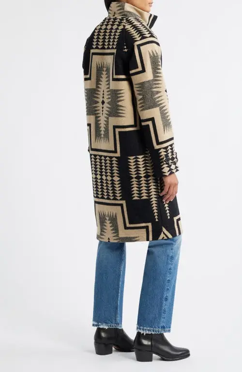 Pendleton Timberline Virgin Wool-blend Blanket Coat