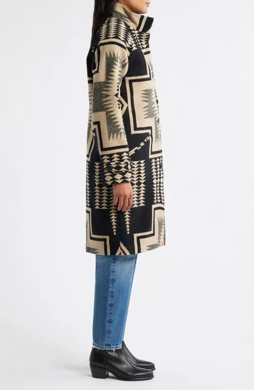 Pendleton Timberline Virgin Wool-blend Blanket Coat