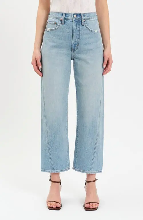 DAZE Westward High-waist Barrel Leg Jeans - Pulse