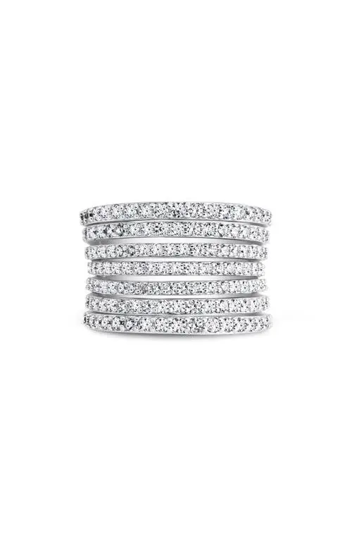Sterling Forever Cubic Zirconia Band Ring